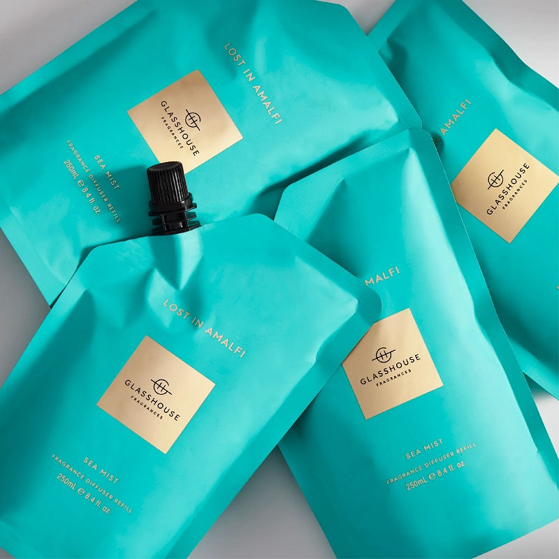 Glasshouse Diffuser Pouch Refill Lost In Amalfi – Home Inspirations